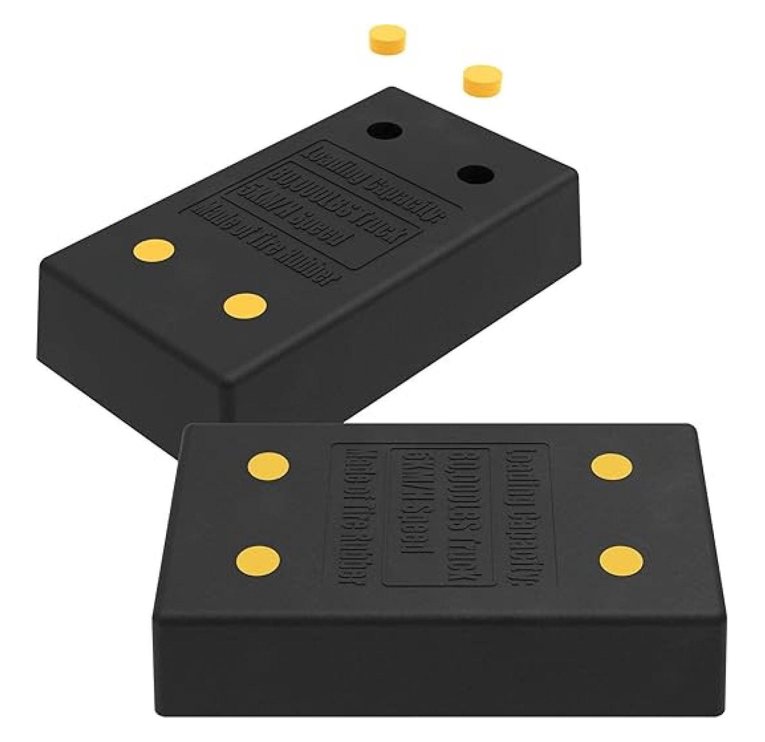 2 Pack Heavy-Duty Rubber Dock Bumper, Molded Dock Bumpers for Boat ...