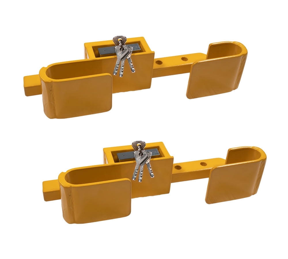 2 Pack Heavy Duty Shipping Container Door Lock w/ Padlock (4 Keys) - 9 ...