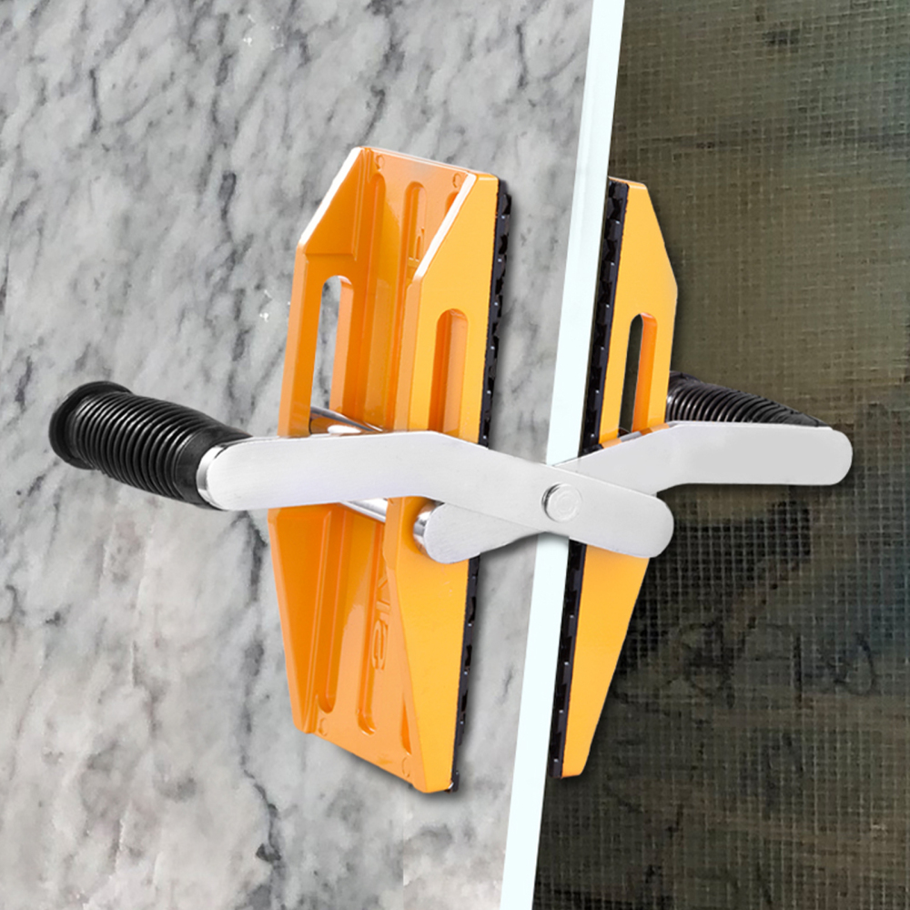 2-Pack Heavy-Duty Stone Lifting Clamps - 46mm Granite Slab Handlers w ...