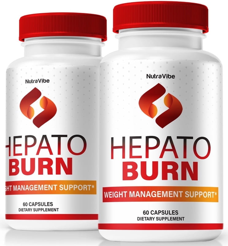 NutraVibe HepatoBurn Capsules 120 Count Keto Support for Energy and ...