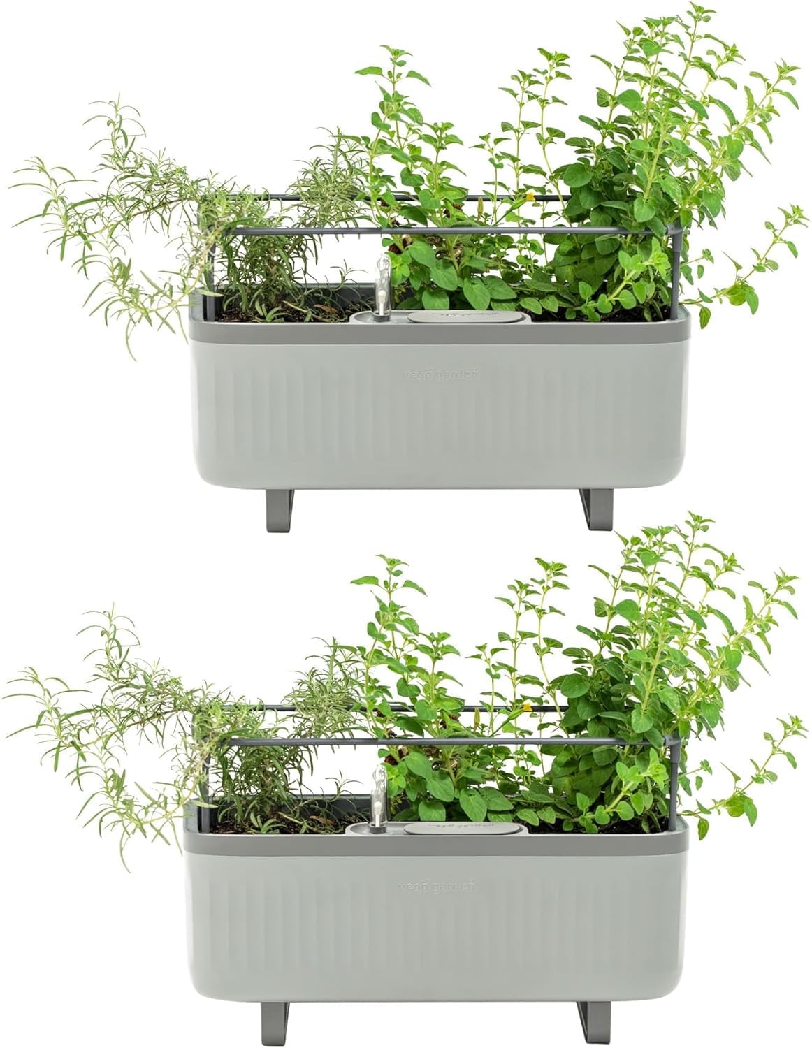 2 Pack Herb Indoor Plant Box, Self Watering Planters Pots for Indoor ...