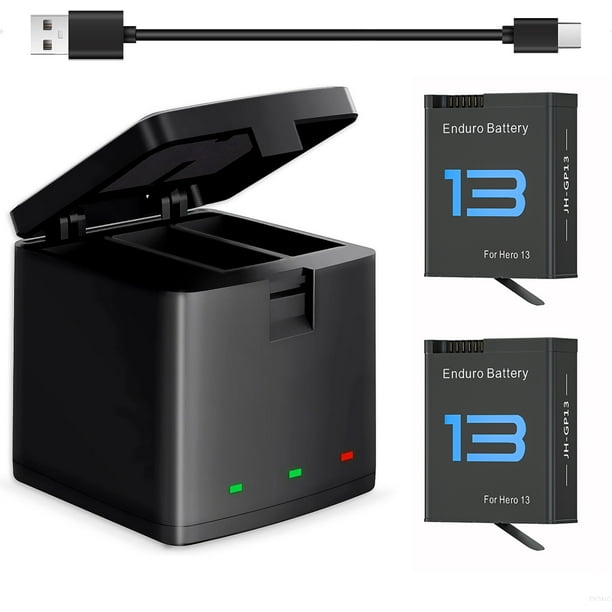 2 Pack Hero 13 Batteries and Charger Fit for GoPro Hero 13 Black ...