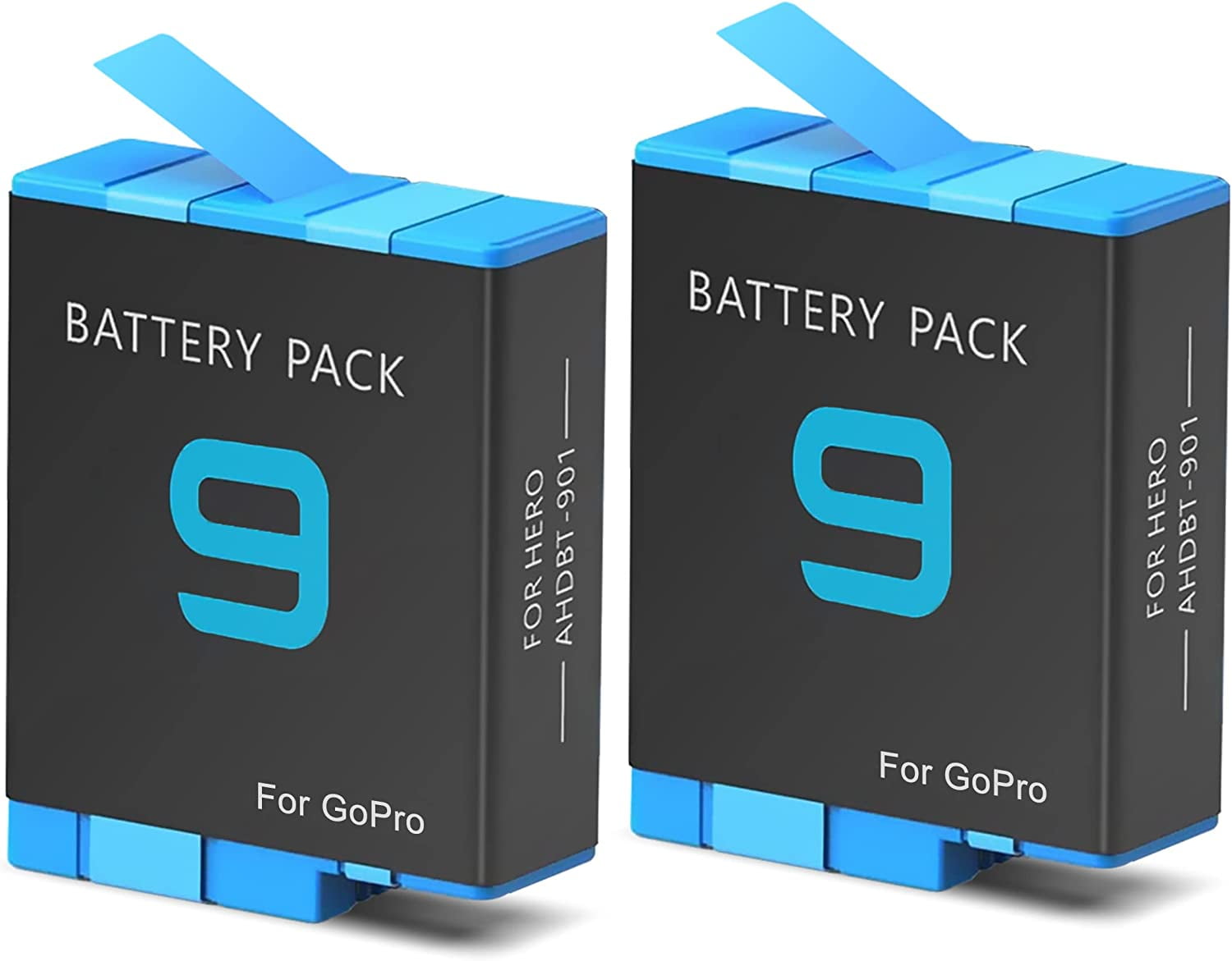 EBKK 1800mAh Power Battery for GoPro Hero 9 Black Camera,2 Count ...