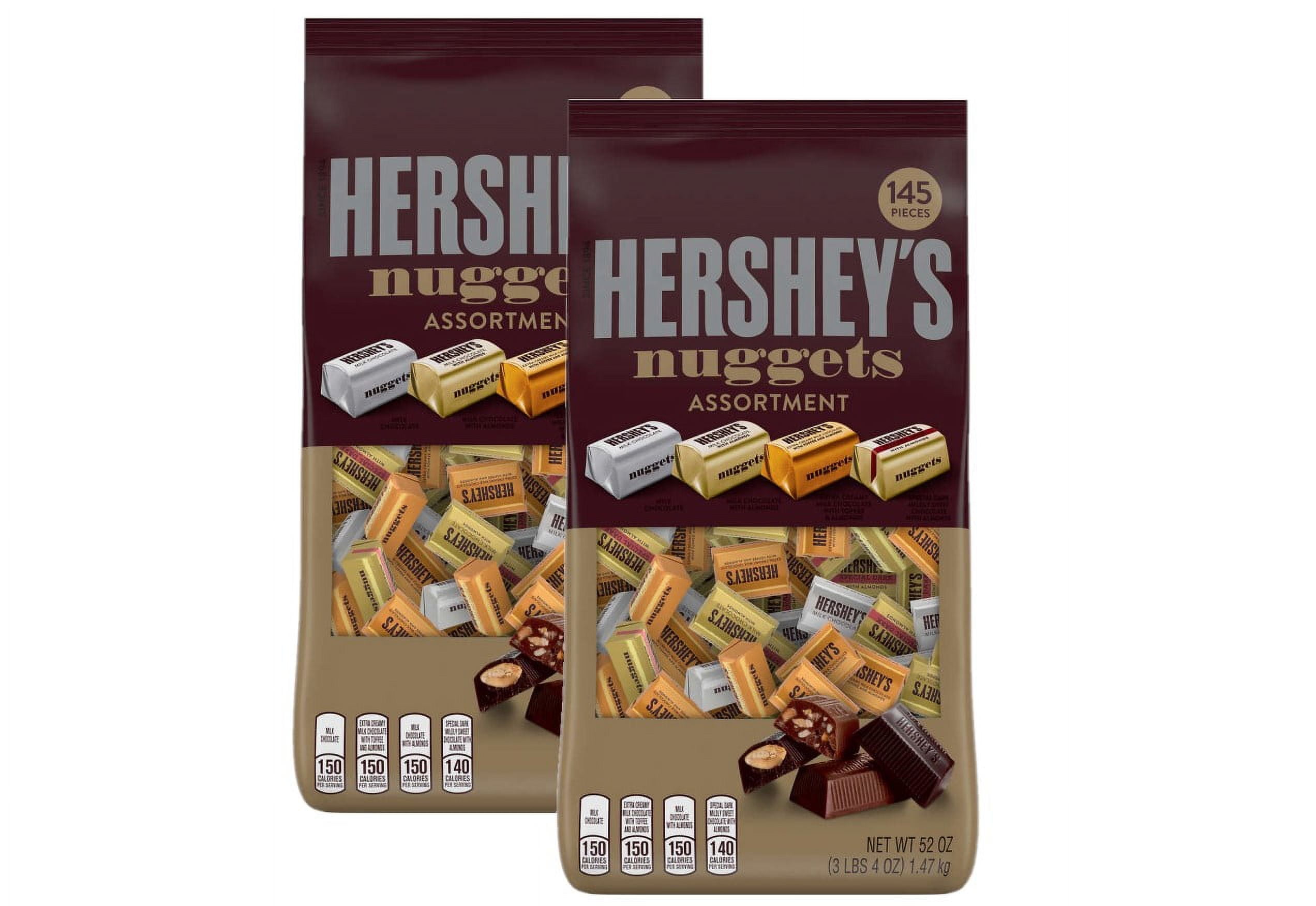 2 Pack | Hershey's Chocolate Nuggets, Variety Pack, 145 ct - Walmart.com