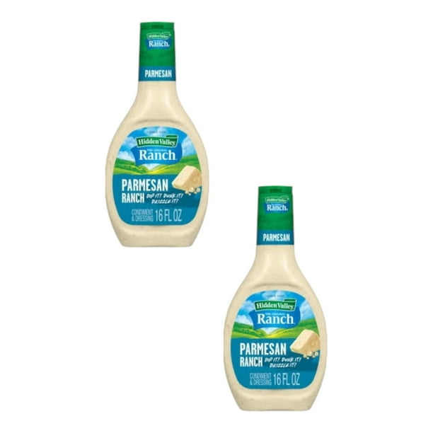 ( 2 Pack ) Hidden Valley Condiment & Dressing, Parmesan Ranch 16 Fl Oz ...