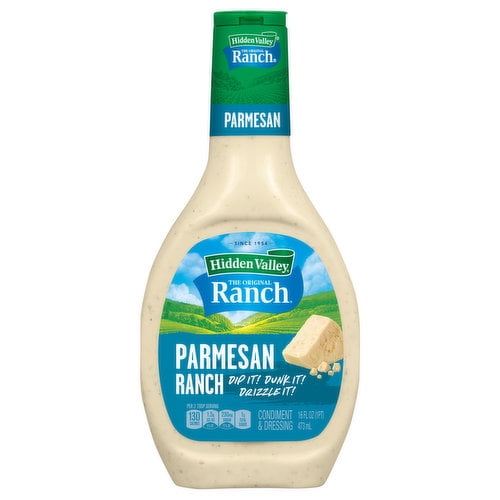 ( 2 Pack ) Hidden Valley Condiment & Dressing, Parmesan Ranch 16 Fl Oz ...