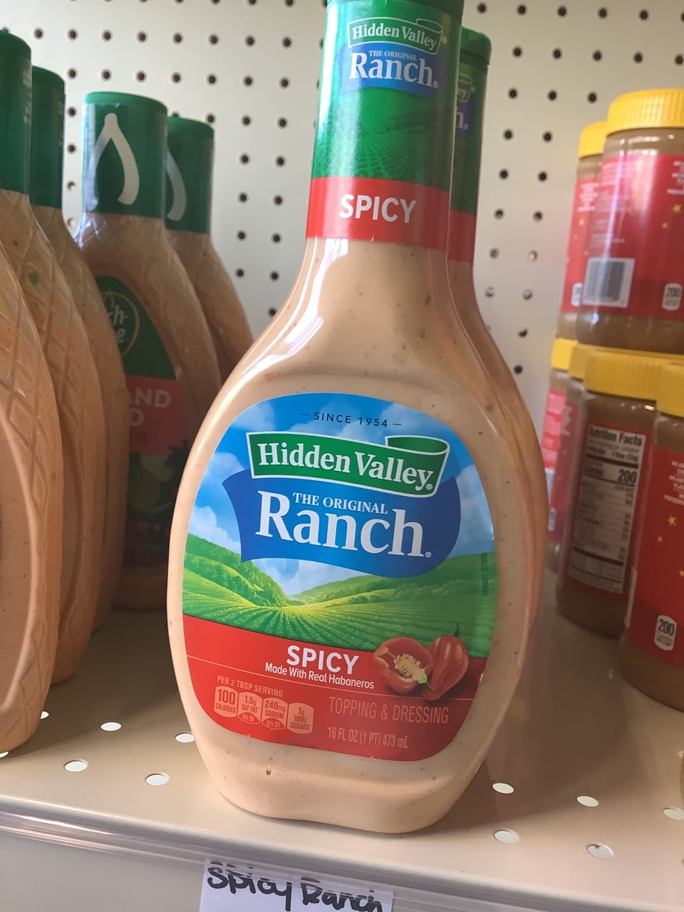 ( 2 Pack ) Hidden Valley Condiment & Dressing, Spicy Ranch, Medium 16 ...