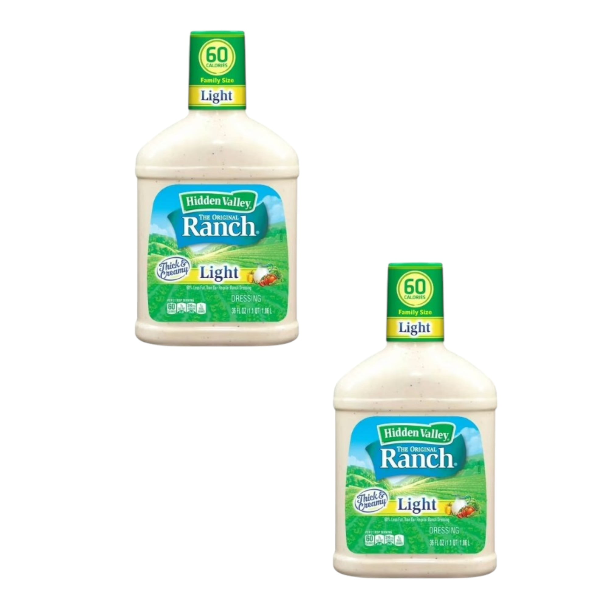 ( 2 Pack ) Hidden Valley Original Ranch Light Salad Dressing & Topping ...