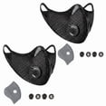 2-Pack High-Performance Sports Mask with Airflow Valve – Breathable ...