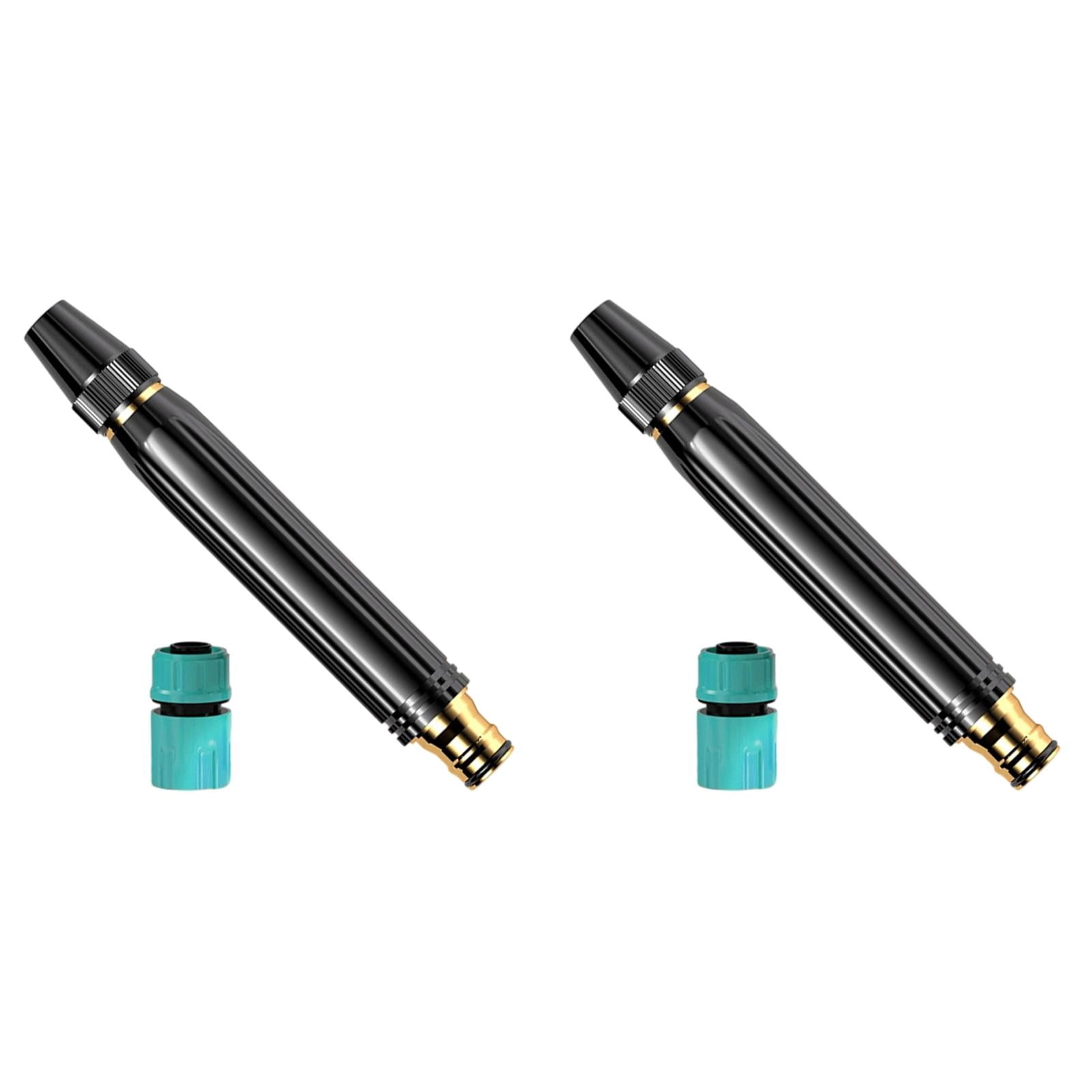 2 Pack High Pressure Water Spray Nozzle with Booster, Garden Hose ...