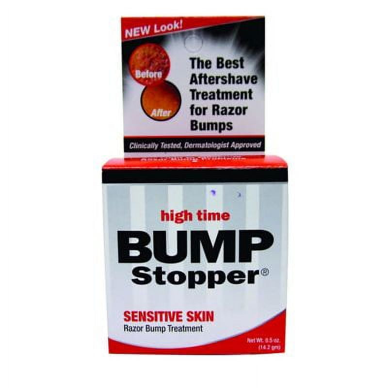 High Time Bump Stopper Sensitive Skin Razor Bump Treatment, 0.5 oz ...