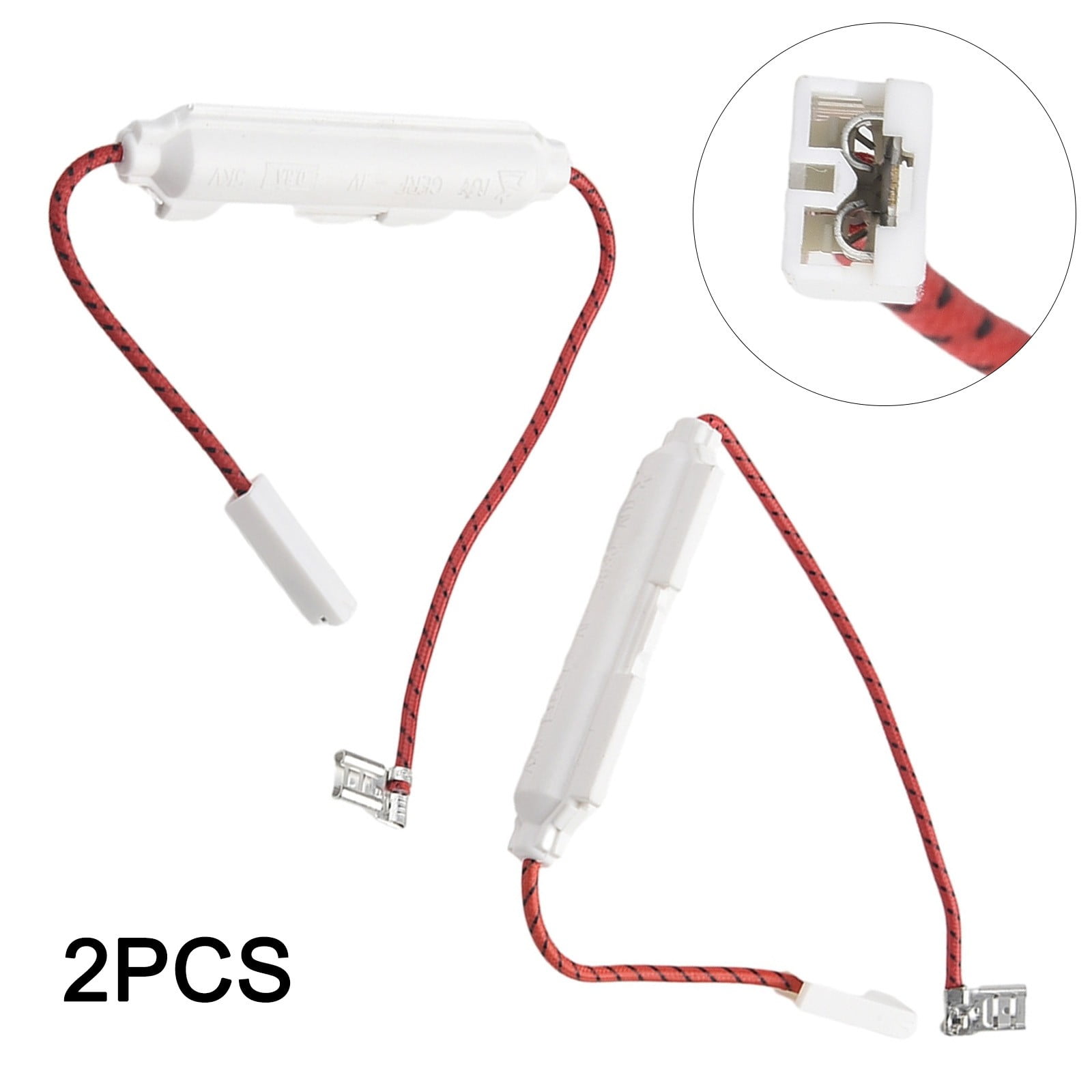 2 Pack High Voltage Fuses 5KV 0.8A for Microwave Oven Replacement ...