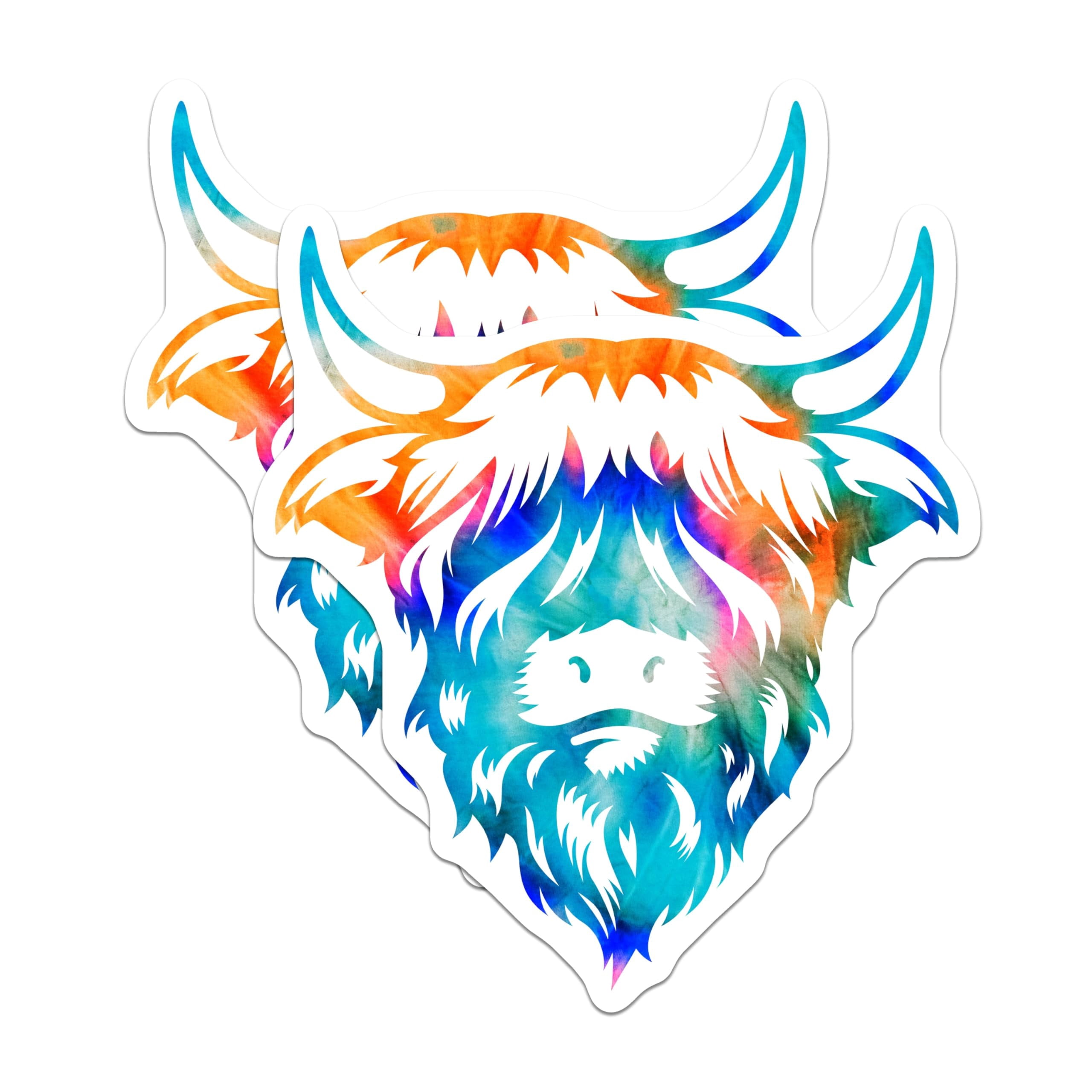 (2 Pack) Highland Cow Magnets - Colorful Heilan Coo Decor - Scottish ...
