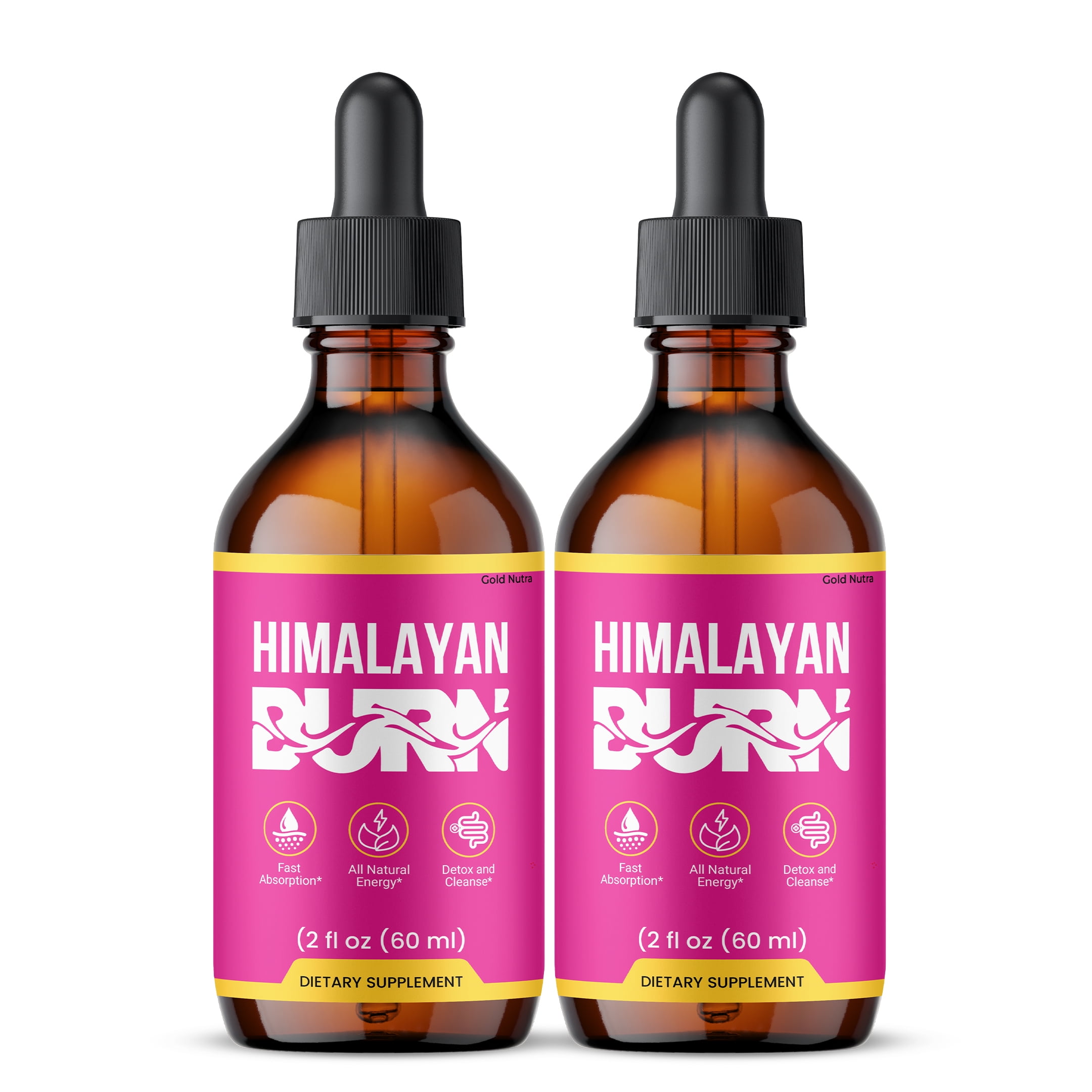 (2 Pack) Himalayan Burn Drops Liquid Supplement, Himalayan Burn Max ...