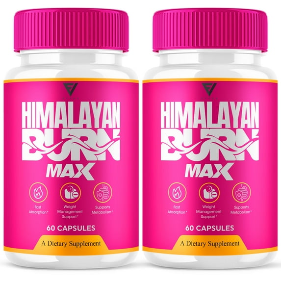 (2 Pack) Himalayan Burn Max Capsules, HimalayanBurn Supplement (120 ...