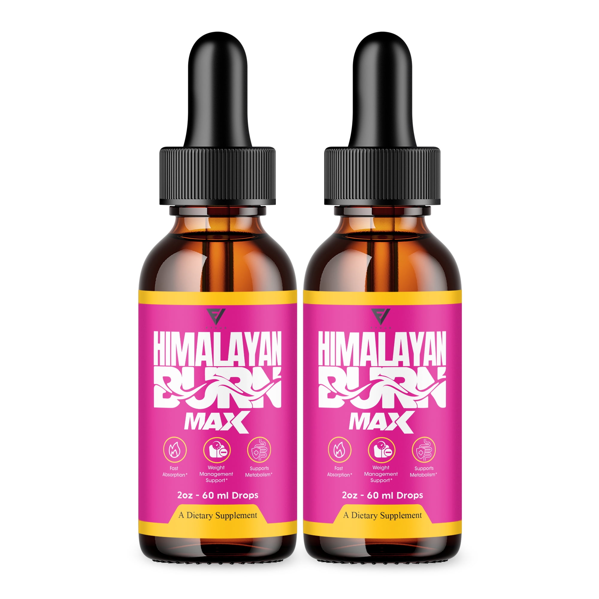 (2 Pack) Himalayan Burn Max Drops, Himalaya Burn Max Advanced Supplement (4oz) - Walmart.com