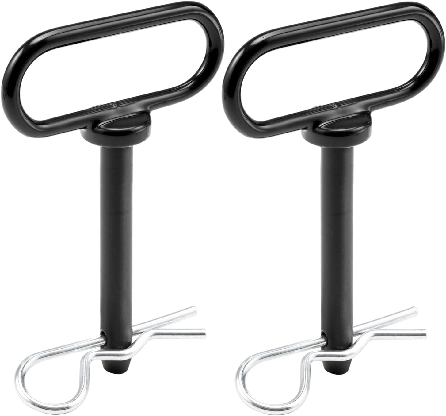 2 Pack Hitch Pin 5/8 x 4 Inch for Lawn Mower Trailer, Gate Pins for ...