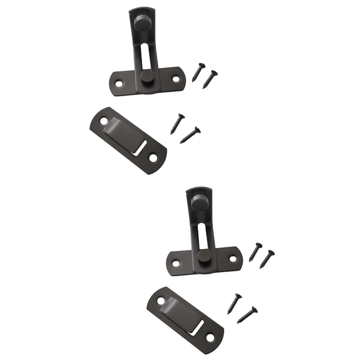 2 Pack Holder Hourglass Barn Door Latch Security Gate Flips - Walmart.com