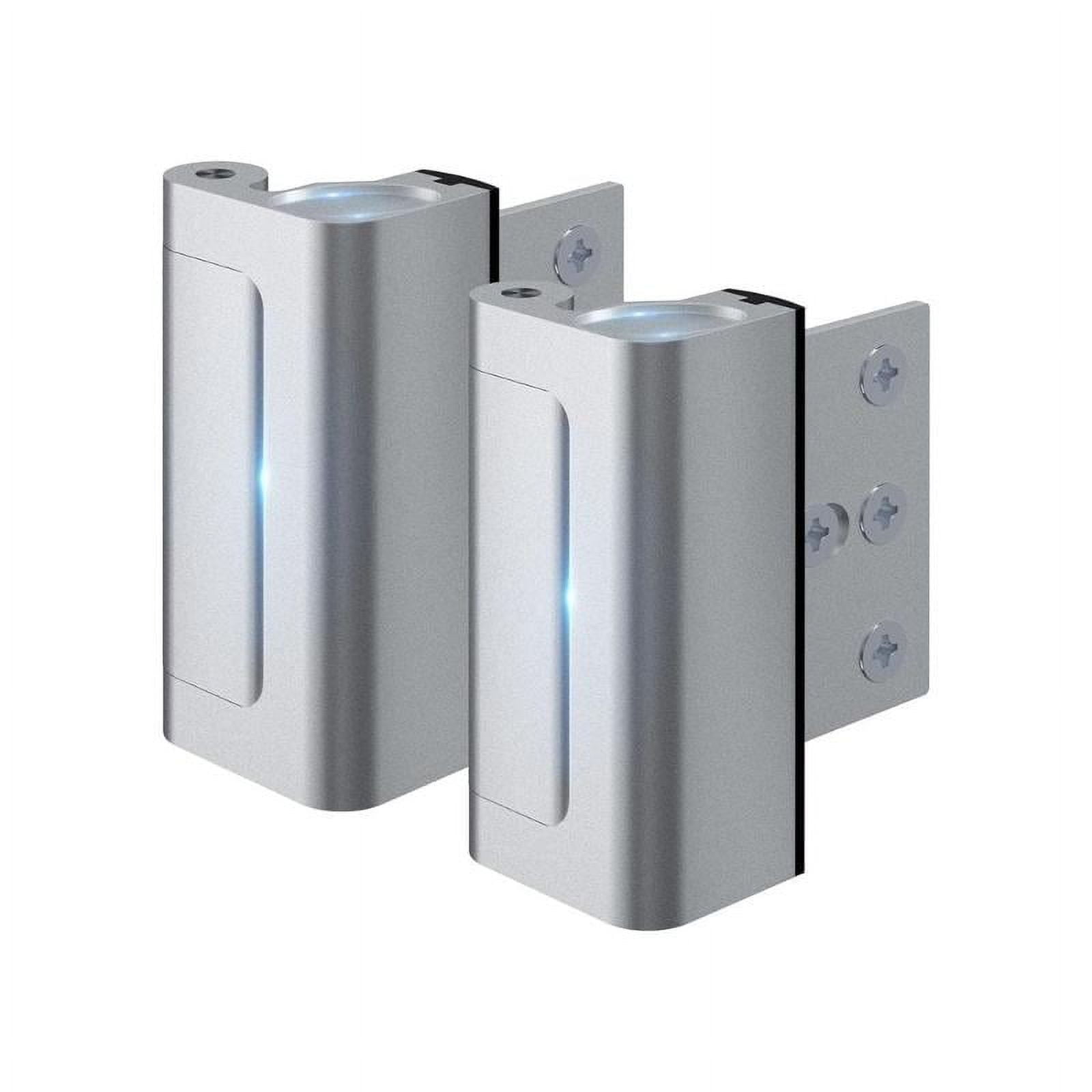 2 Pack Home Security Door Lock Withstand 800 lbs for Inward Swinging ...