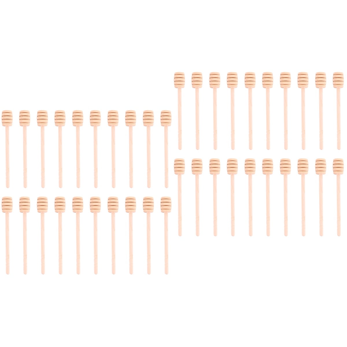 KALLORY Wood Honey Stirring Stick For Kitchen Use 40Pack - Walmart.com