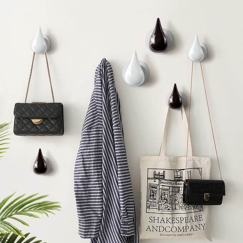 2 Pack Hooks Sticky Hooks for Hanging Heavy Duty Wall Hangers,Seamless ...