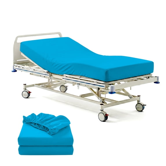 2 Pack Hospital Bed Fitted Sheets 36" x 80" x 9" Deep – 100% Egyptian ...
