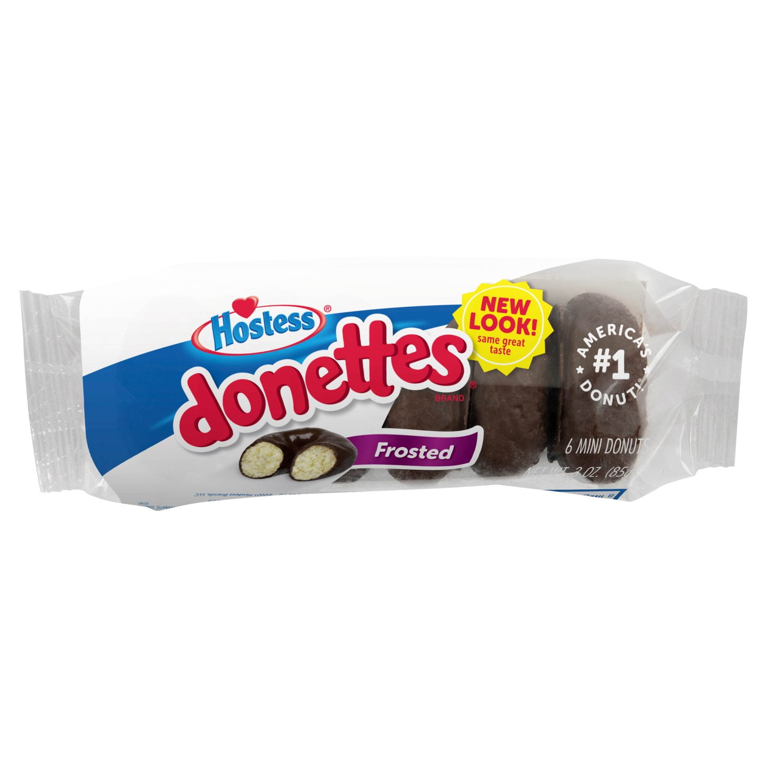 2 Pack - Hostess Donettes Donuts Mini Frosted 6 Count 3 oz Package May ...