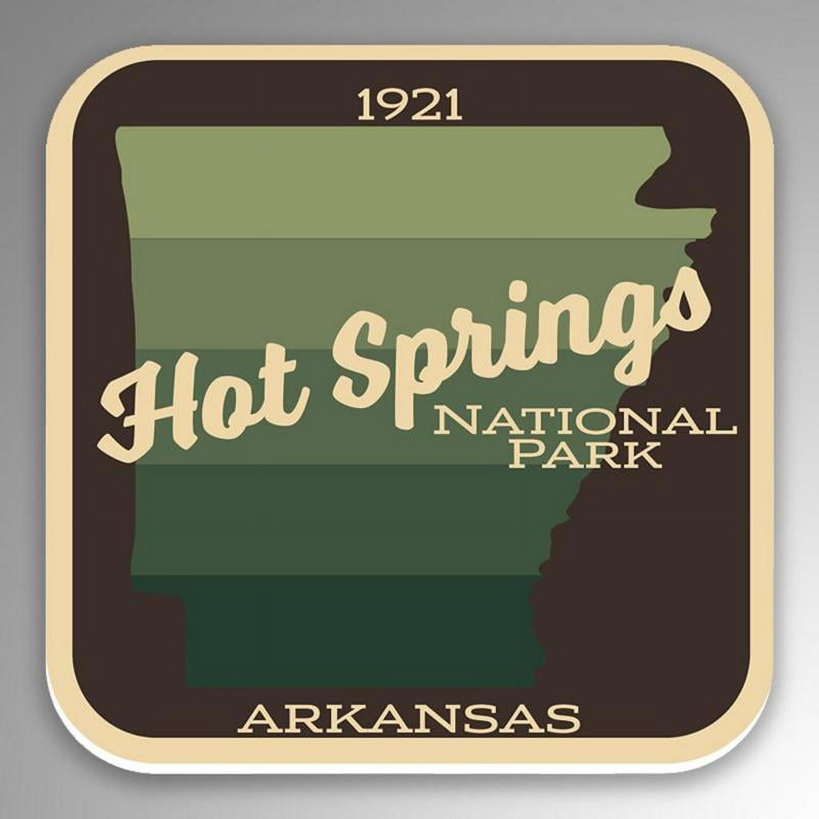 2-Pack Hot Springs National Park Decal Sticker | 4-Inches By 4-Inches ...