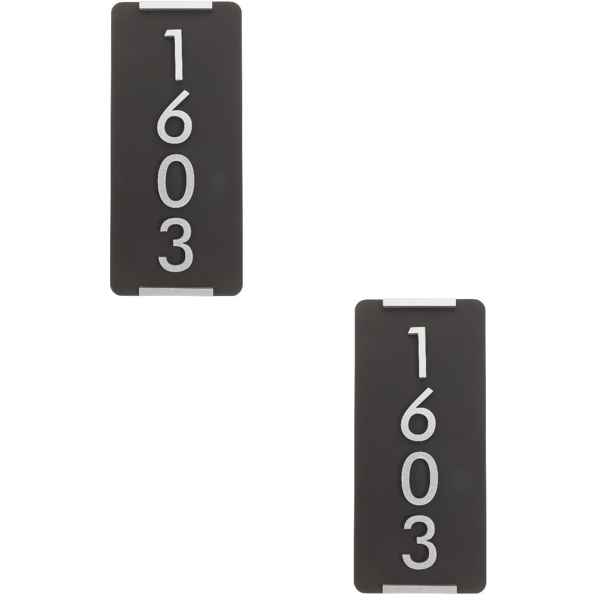 2 Pack House Number Plate Mailbox Hotel Doorplate Office - Walmart.com