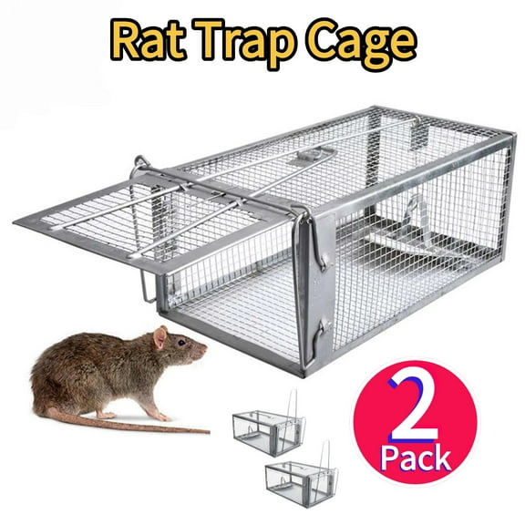 Havahart Small Humane 2-Door Live Animal Mouse Cage Trap - Walmart.com