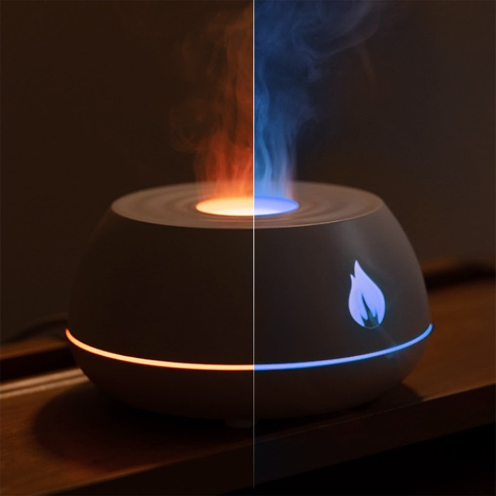 2 Pack Humidifier,Fire Flame Diffuser For Small Portable Air Fireplace ...