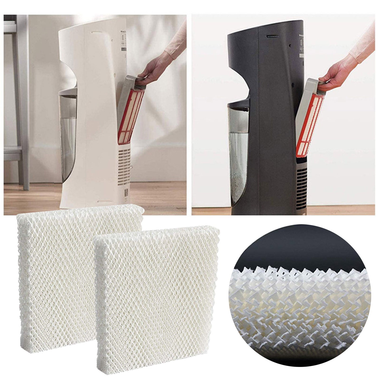 2 Pack Humidifier Wicking Filter for HEV615 HEV620 HFT600 HFT600T ...