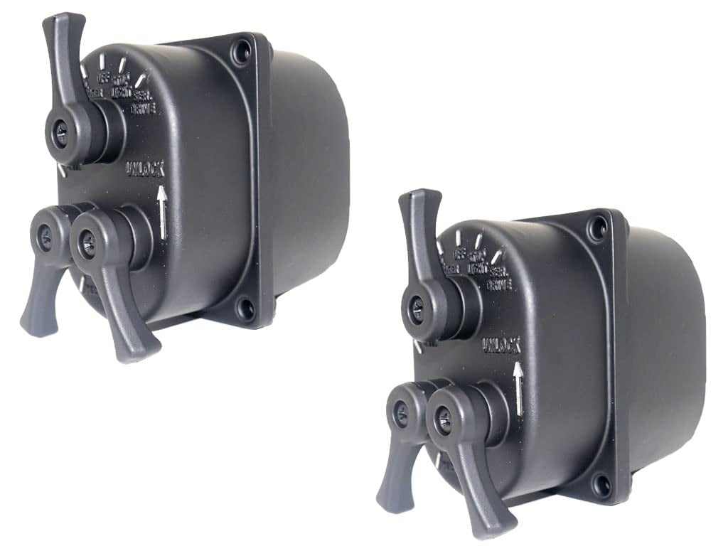 2 Pack- Humvee Headlight Switch 3-lever- Black, fits Military Humvee ...
