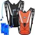 2 Pack Hydration Backpack Pack with 2L Water Bladder, Hiking Backpack ...