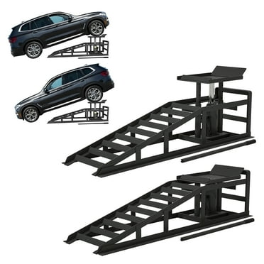 Confote 5T Hydraulic Car Ramp, Mechanic Maintenance Ramp with 10000 lbs ...