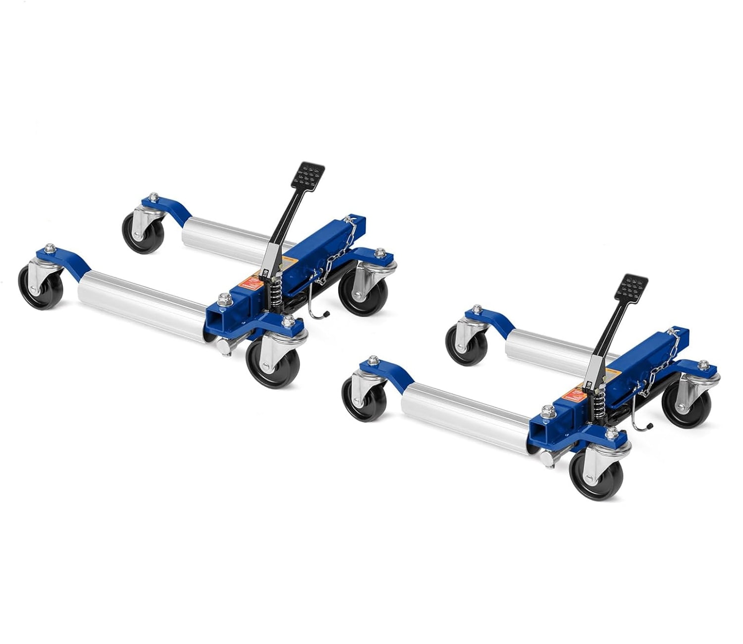 2 Pack Hydraulic Wheel Dolly Car Skates Vehicle, Heavy Duty Portable ...