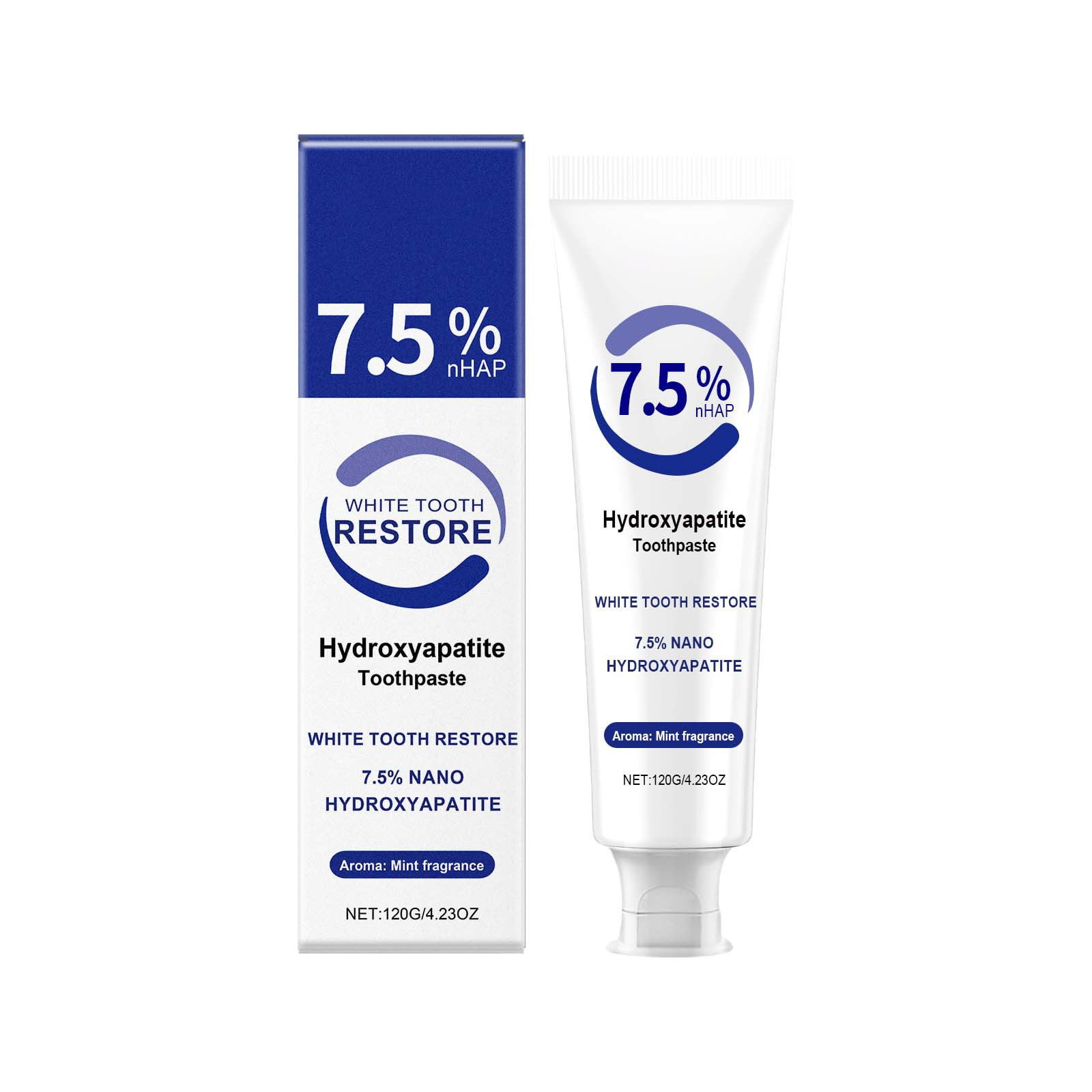 2-Pack Hydroxyapatite Toothpastes for Enamel Protection and Tooth ...