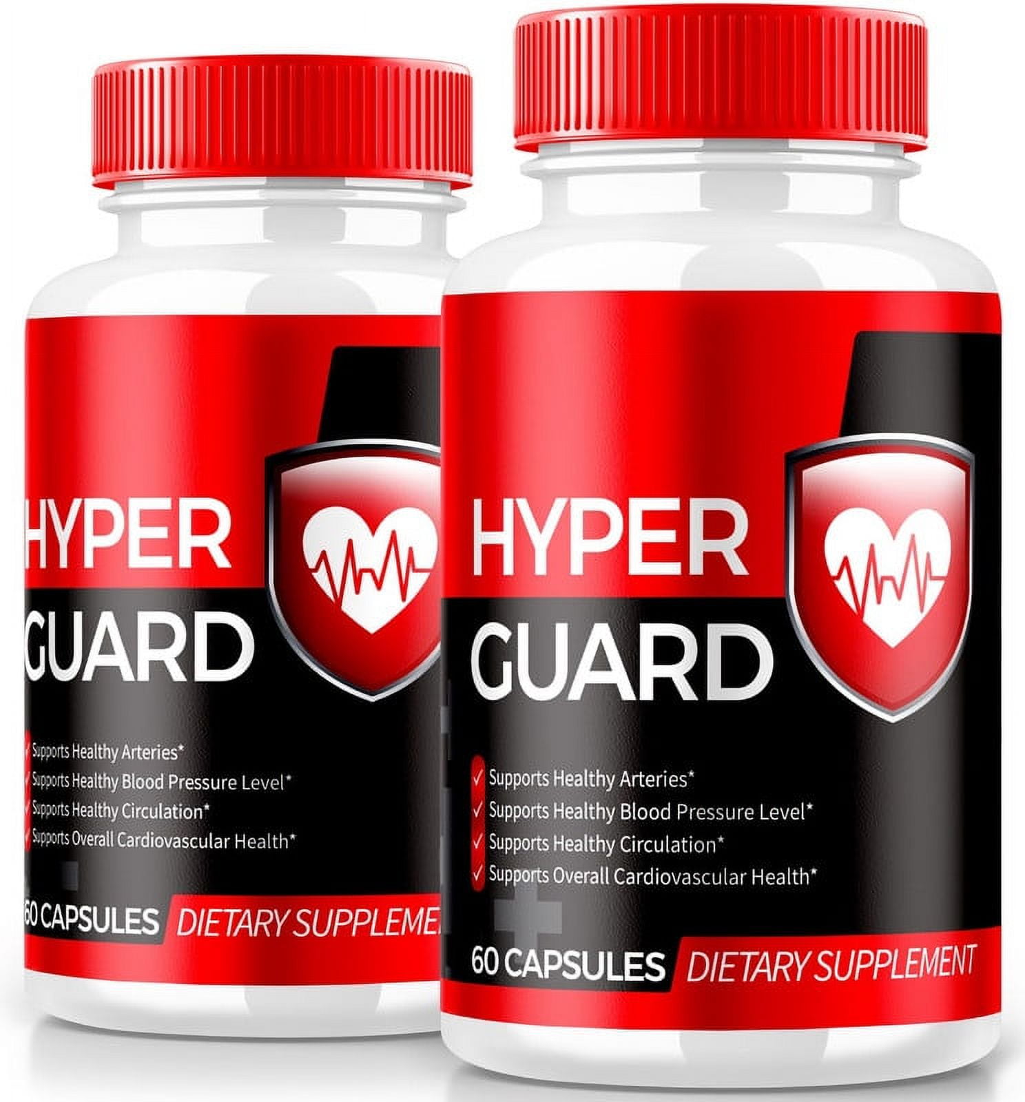 (2 Pack) Hyper Guard Capsules, All Natural HyperGuard Blood Vessel ...