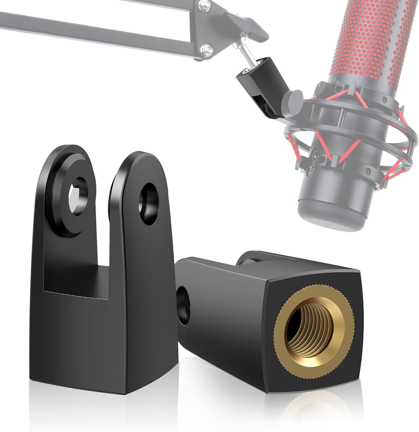 2 Pack HyperX Quadcast Stand Adapter for HyperX Microphone, Replacement ...