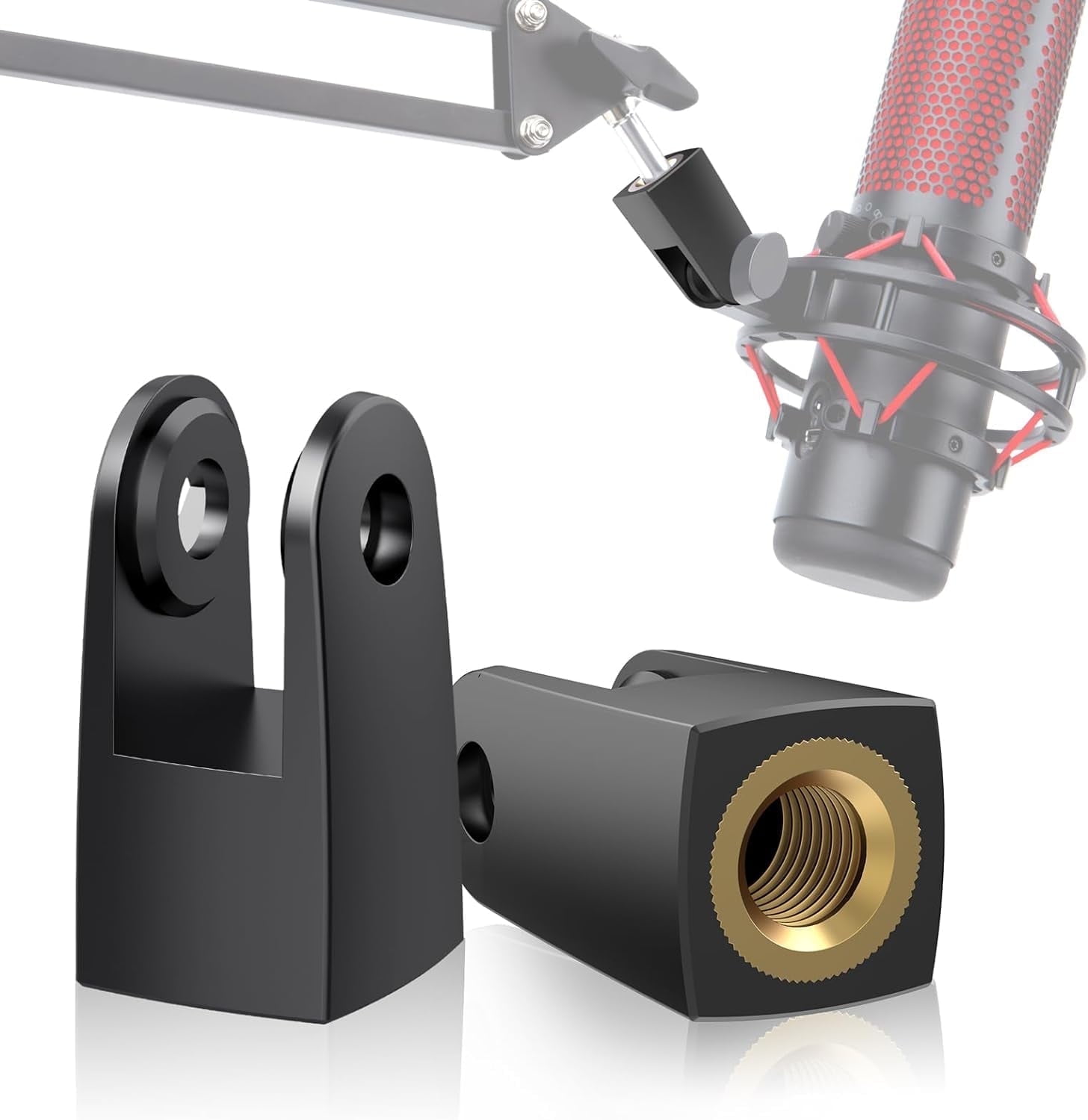 2-Pack Quadcast Stand Original Adapter for HyperX Microphone ...