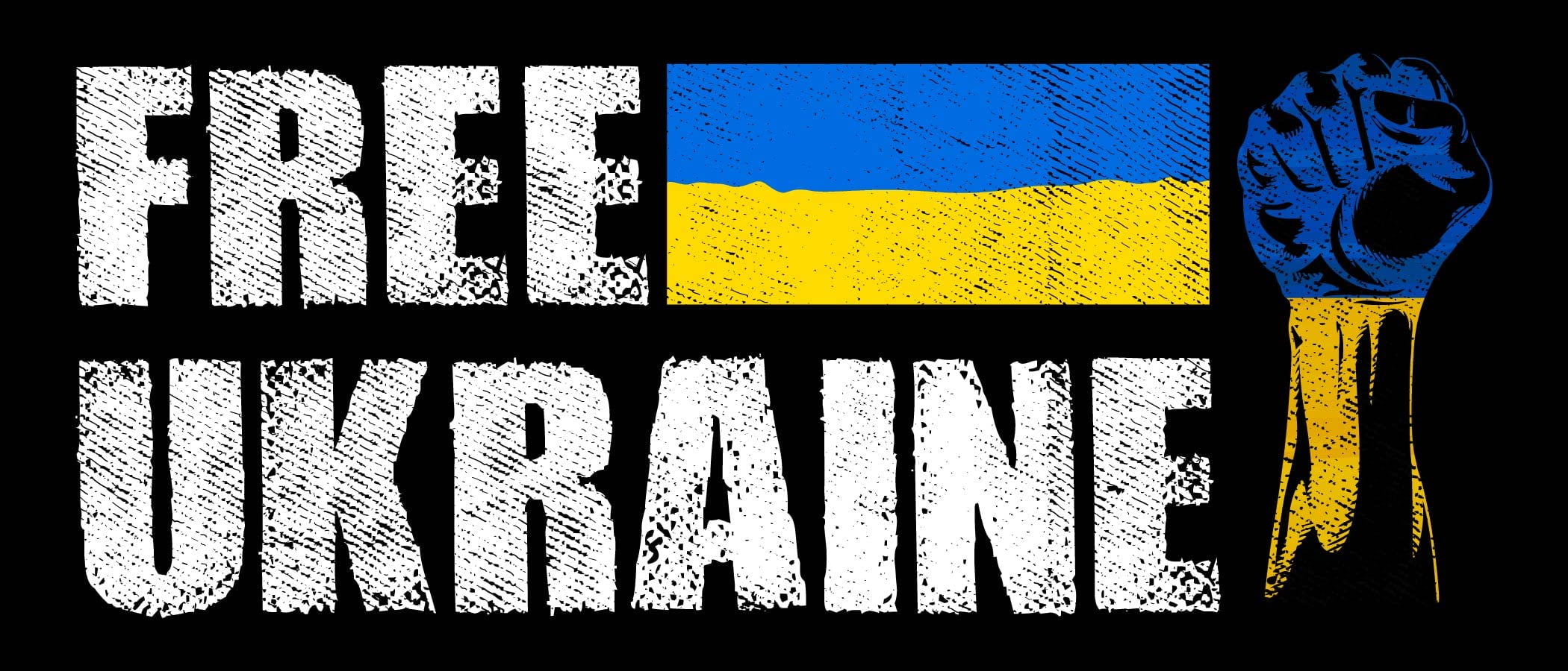 2 Pack I Stand with Ukraine Stickers, Support Ukraine Flag Sticker ...