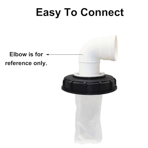2 Pack IBC Water Tote Lid Filter Nylon Filter Screen Rainwater Barrel ...