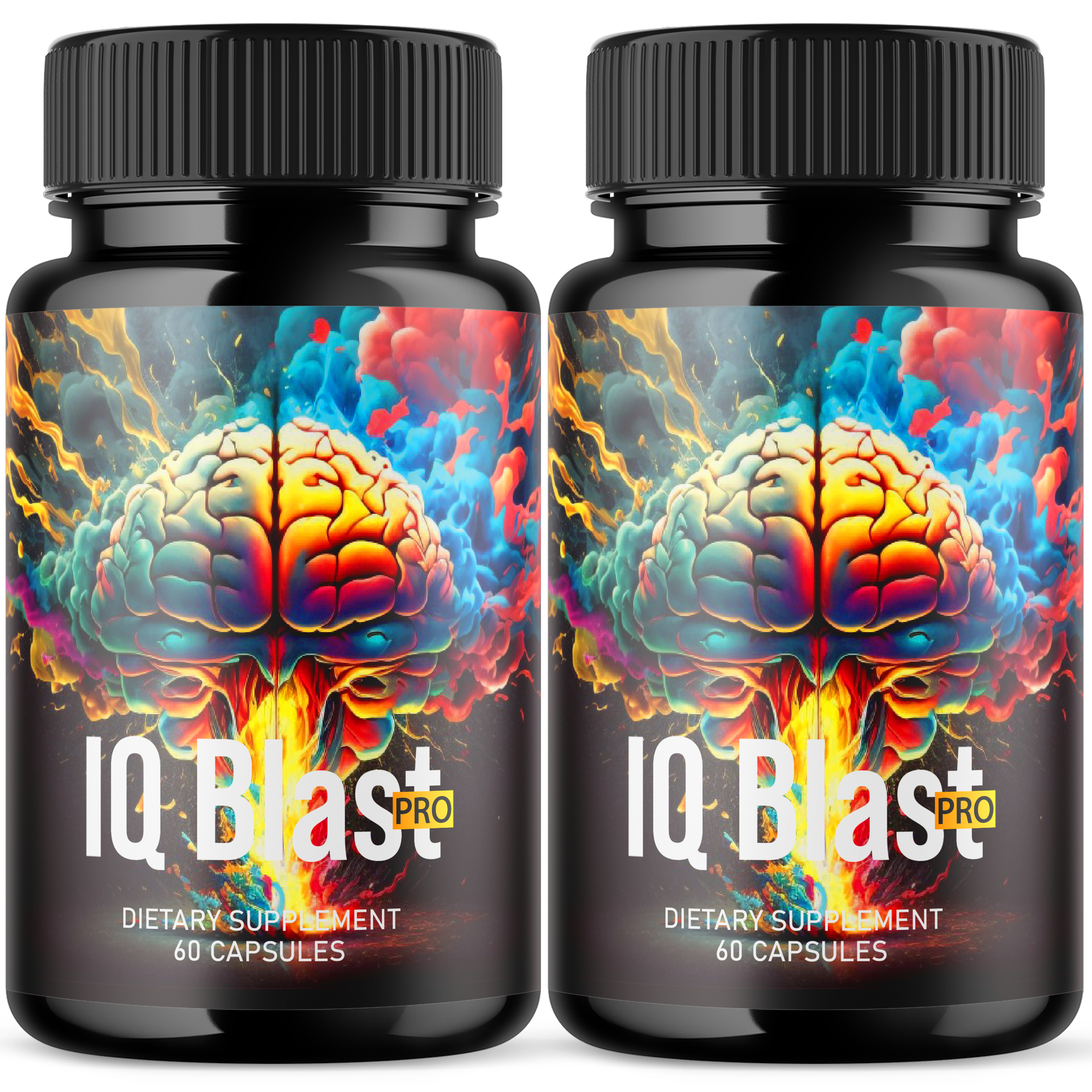 (2 Pack) IQ Blast Pro Advance Max Strength Nootropic Supplement 120 ...
