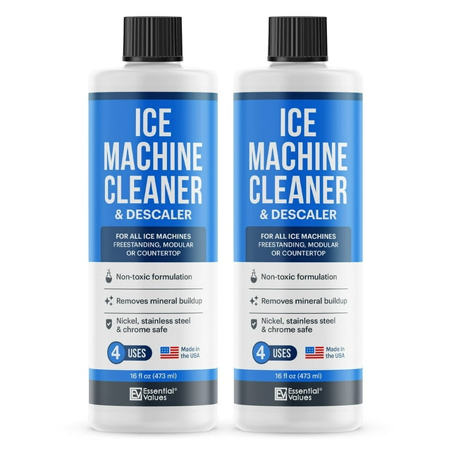 2-Pack Ice Machine Cleaner and Descaler 16 fl oz, Nickel Safe Descaler ...