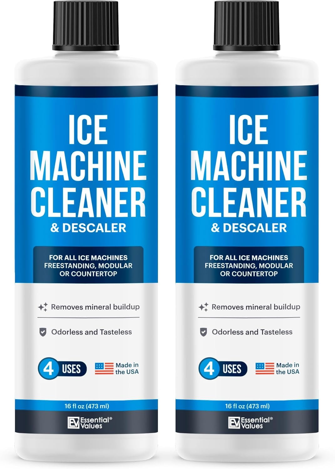 2-Pack Ice Machine Cleaner and Descaler 16 fl oz, Nickel Safe Descaler ...
