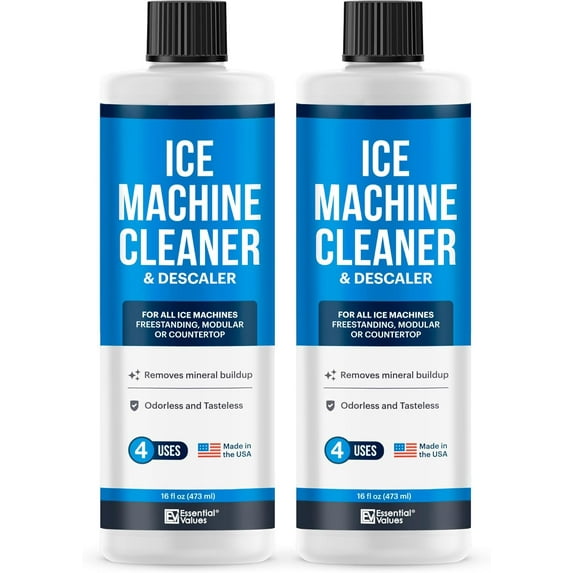 2-Pack Ice Machine Cleaner and Descaler 16 fl oz, Nickel Safe Descaler ...