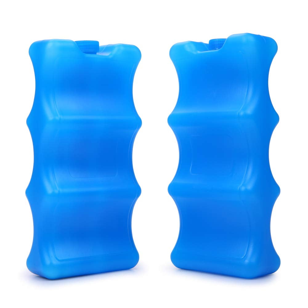 2 Pack Ice Packs for Lunch Boxes, Breastmilk Bottle Storage, Insulated ...