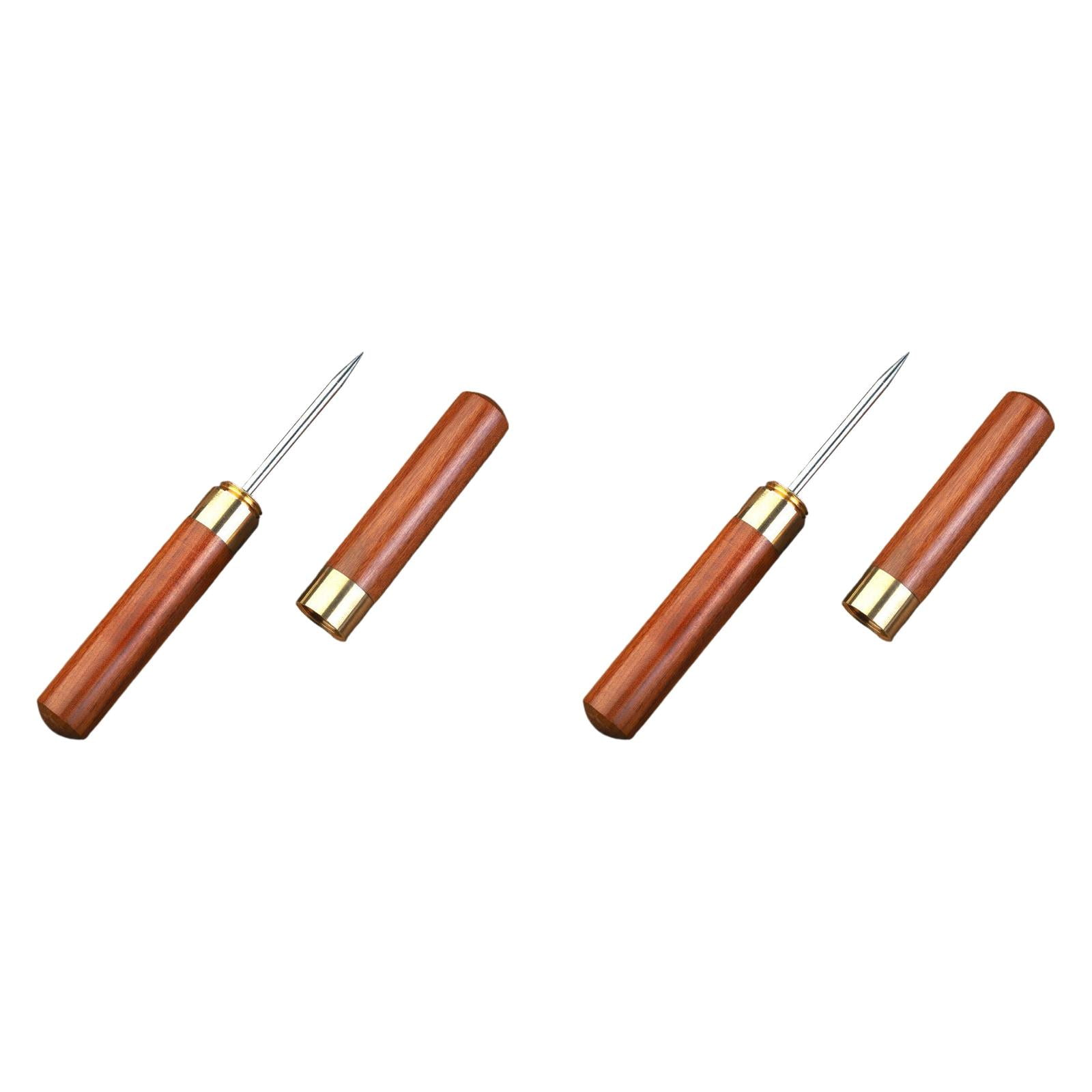 2 Pack Ice Picks,Sturdy Stainless Steel Ice Picks For Breaking Ice with ...