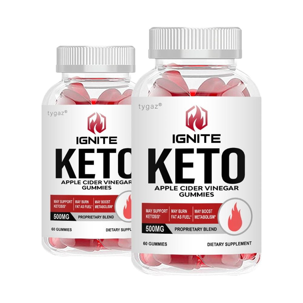 Ignite - 2 Pack Keto + ACV Metabolism Gummies, Daily Super Health ...