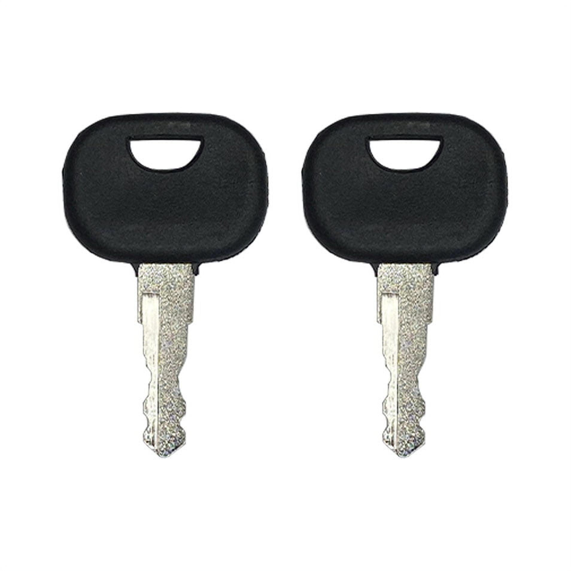2 Pack Ignition Keys Replacement for New Holland Volvo JCB Heavy ...